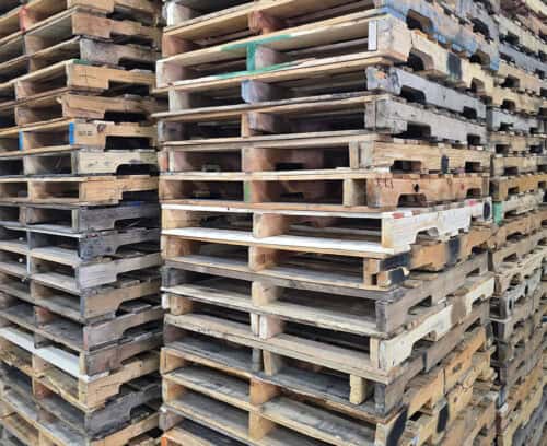 Bulk Recycled Pallets - Reconditioned Wooden Pallets